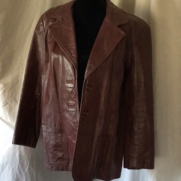 Etienne Aigner | Jackets & Coats | Vintage Find Etienne Aigner Leather ...